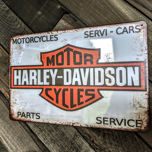 Harley Davidson Sign - Etsy