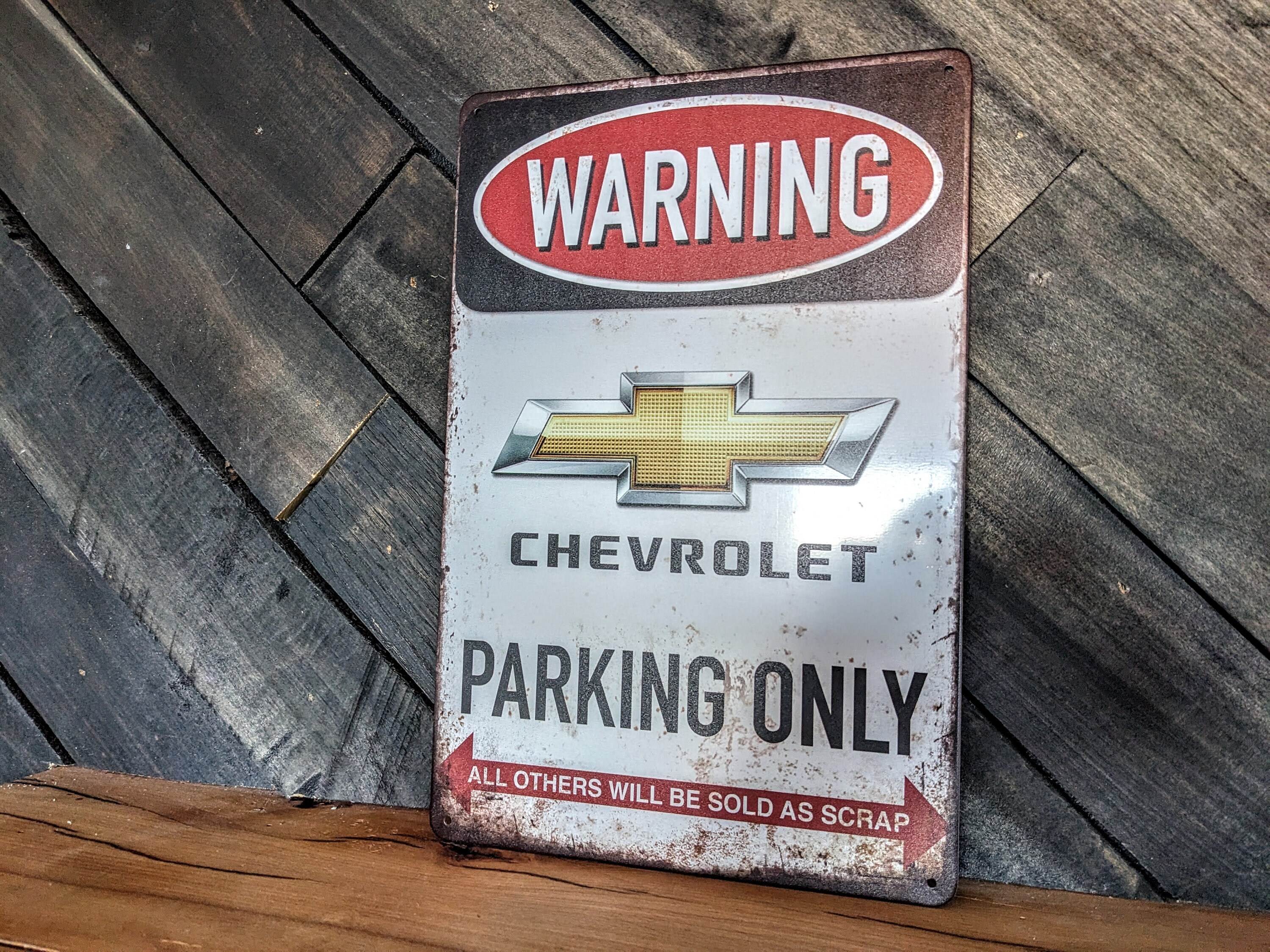 Chevrolet Parking Only Sign Chevy Parking Only Sign - Etsy