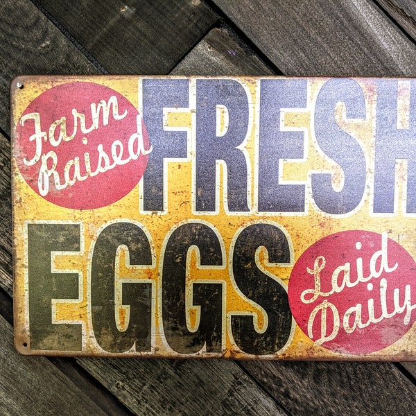 Fresh Eggs Sign - Etsy