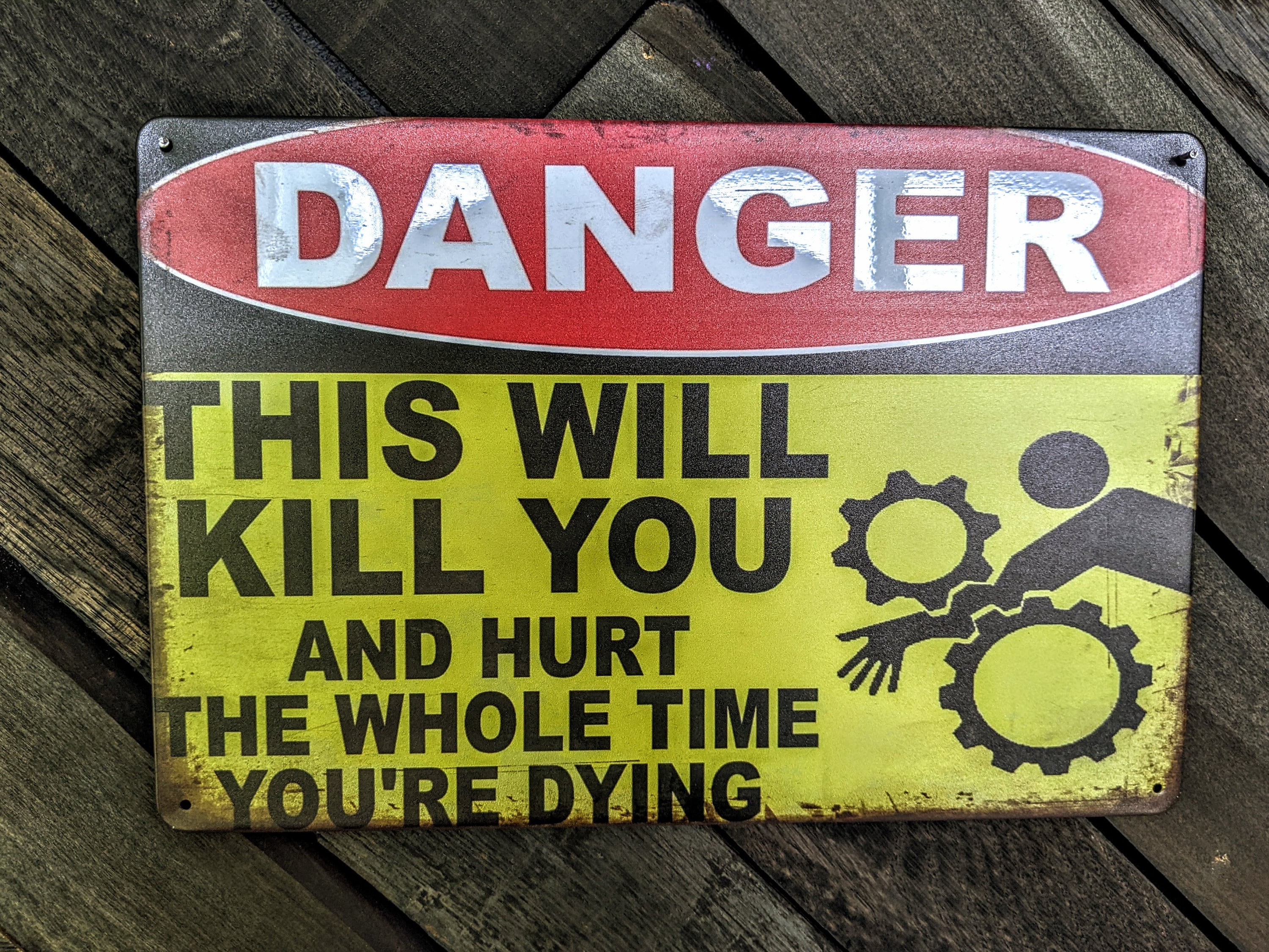 Funny Danger Sign