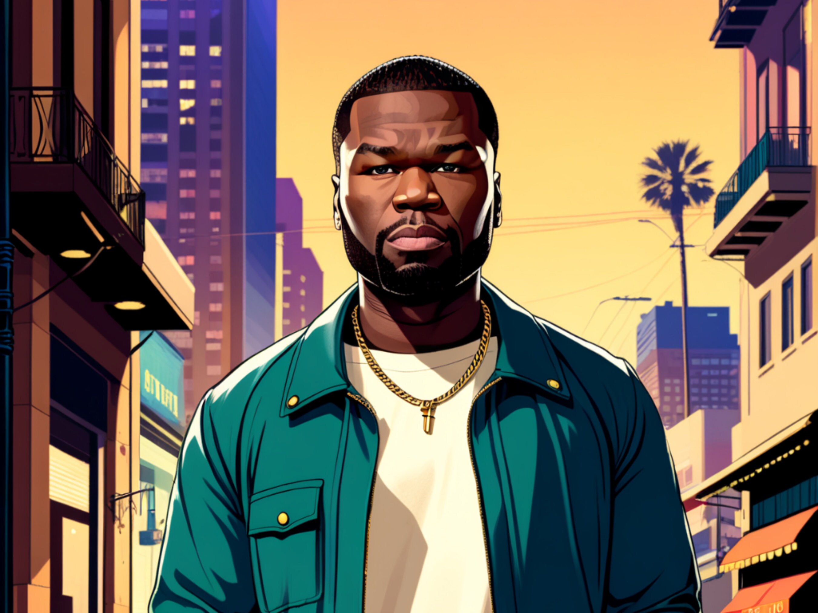 GTA Custom Portrait, Customized 2D GTA Drawing, Personalized Gift for ...