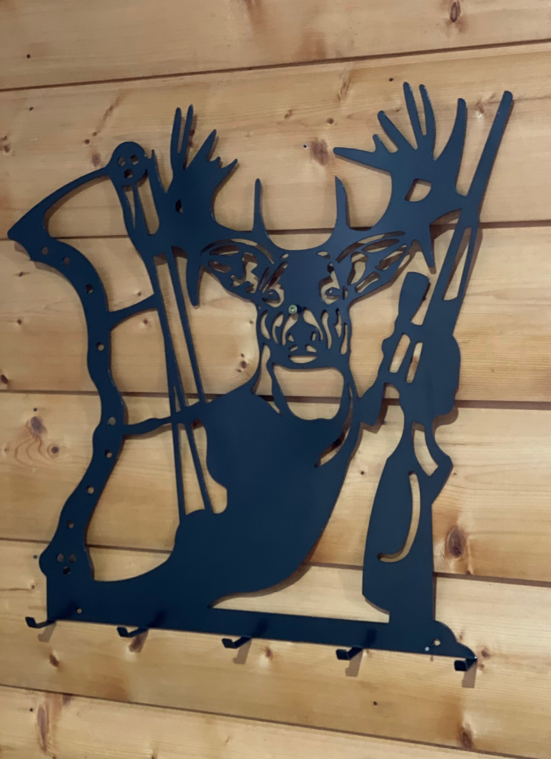 Deer Hunting Bow Holder Hunting Bow Hanger Hunter Gift Bow - Etsy