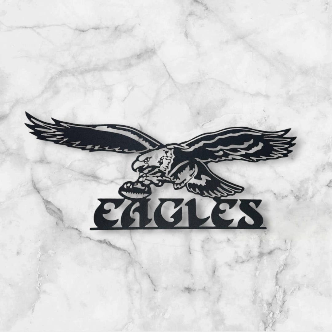 PHILADELPHIA EAGLES Vintage Metal Sign Artwork NFL Philly Novelty ...