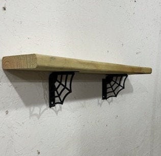 Spider Web shelf bracket Steel Gusset RatRod Rusty Old Antique Harley ...