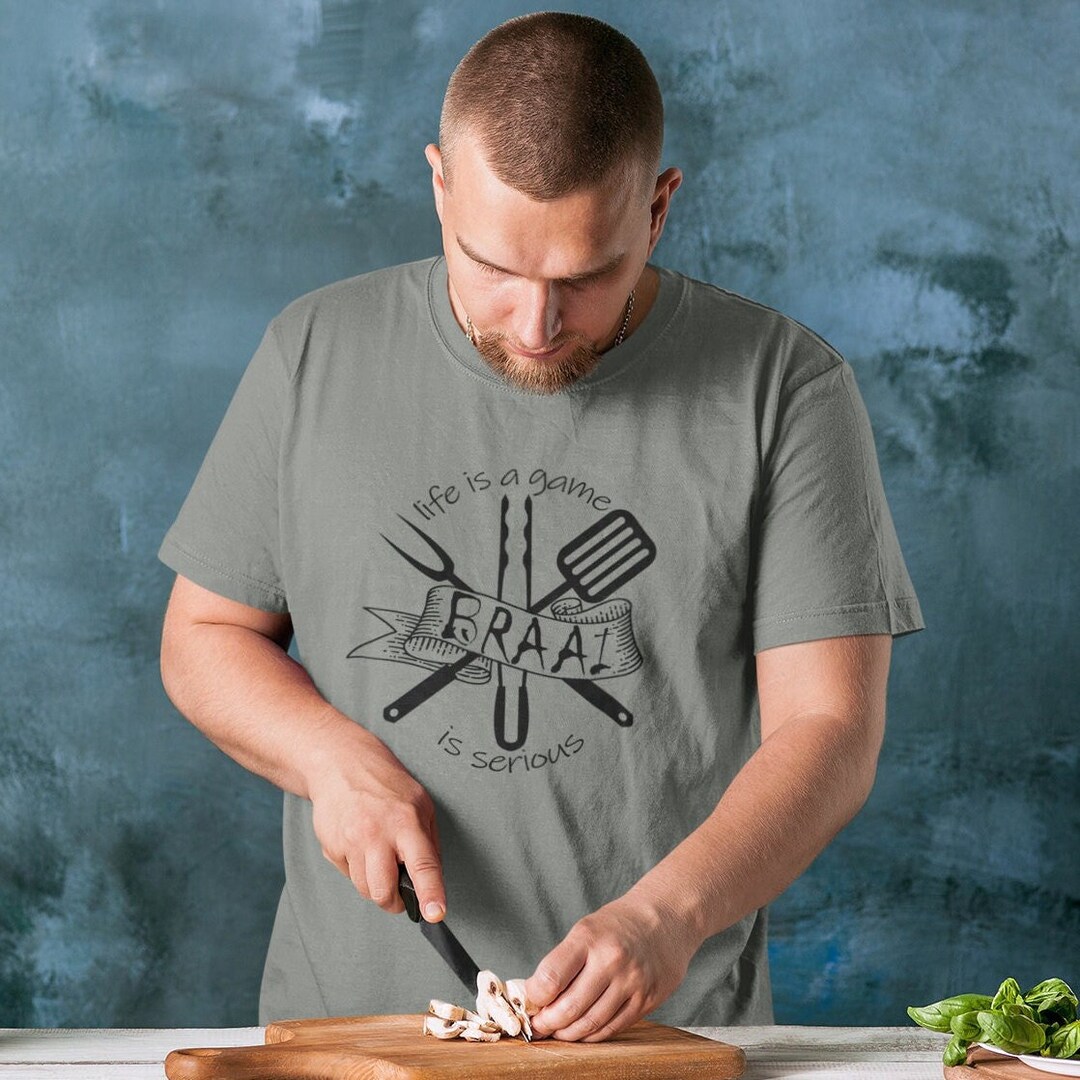 South African Braai is Serious T Shirt Bbq, Summer - Etsy