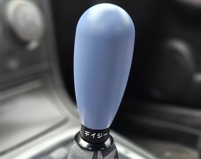Portofino Blue Aluminum Shift Knob Textured Grip - Universal Long ...