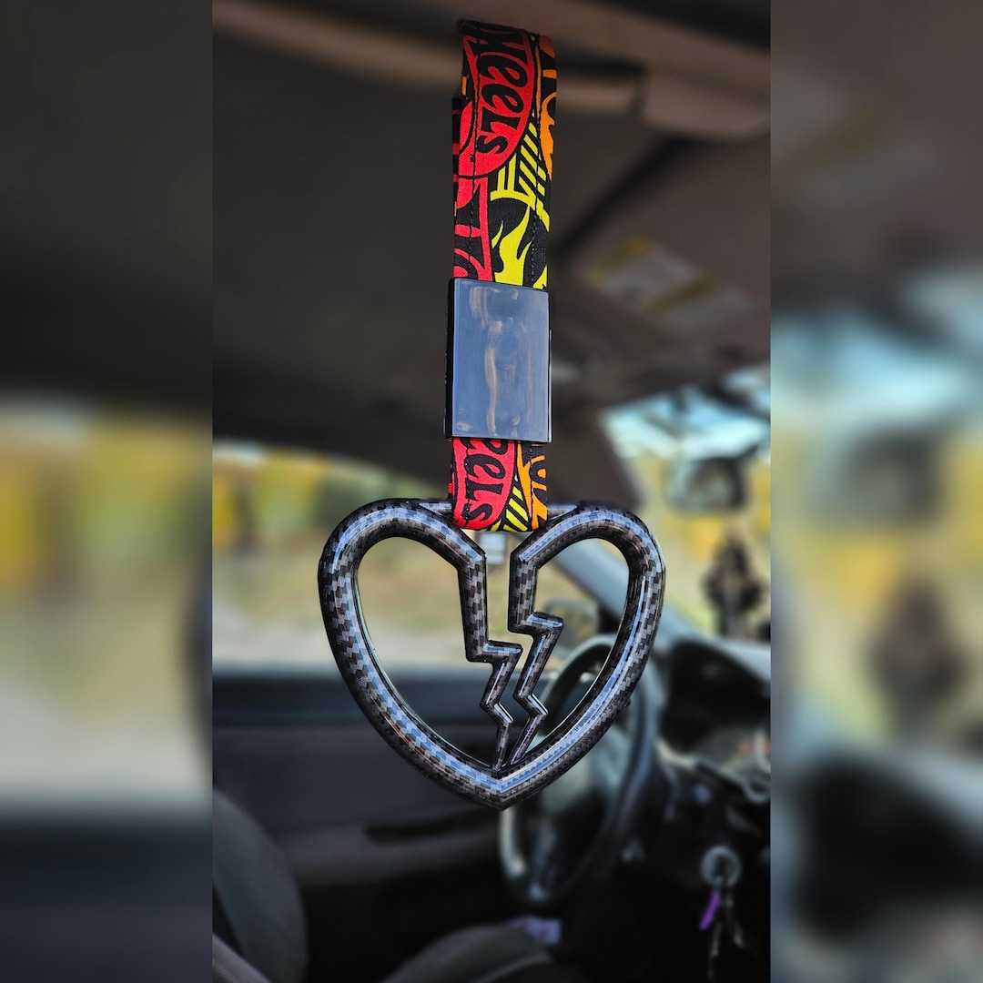 BLAZIN HW - Yellow Orange Tsurikawa Drift Handle - JDM Car Handle Charm ...