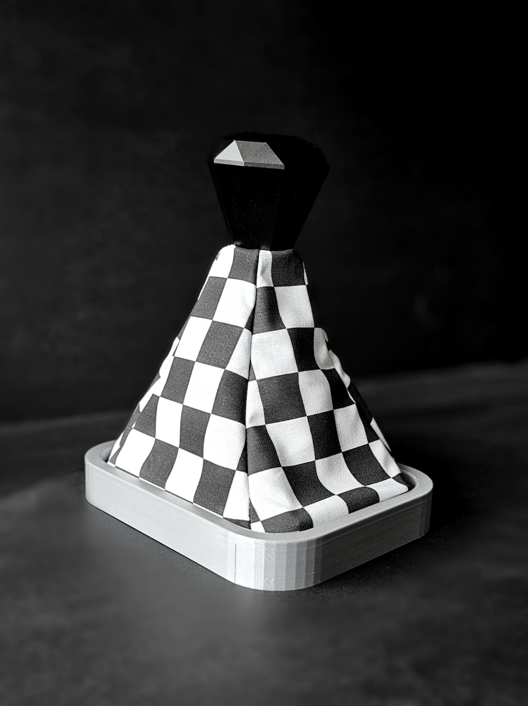 CHECKMATE - 90s White Retro Checker Universal Shift Boot - Handmade ...