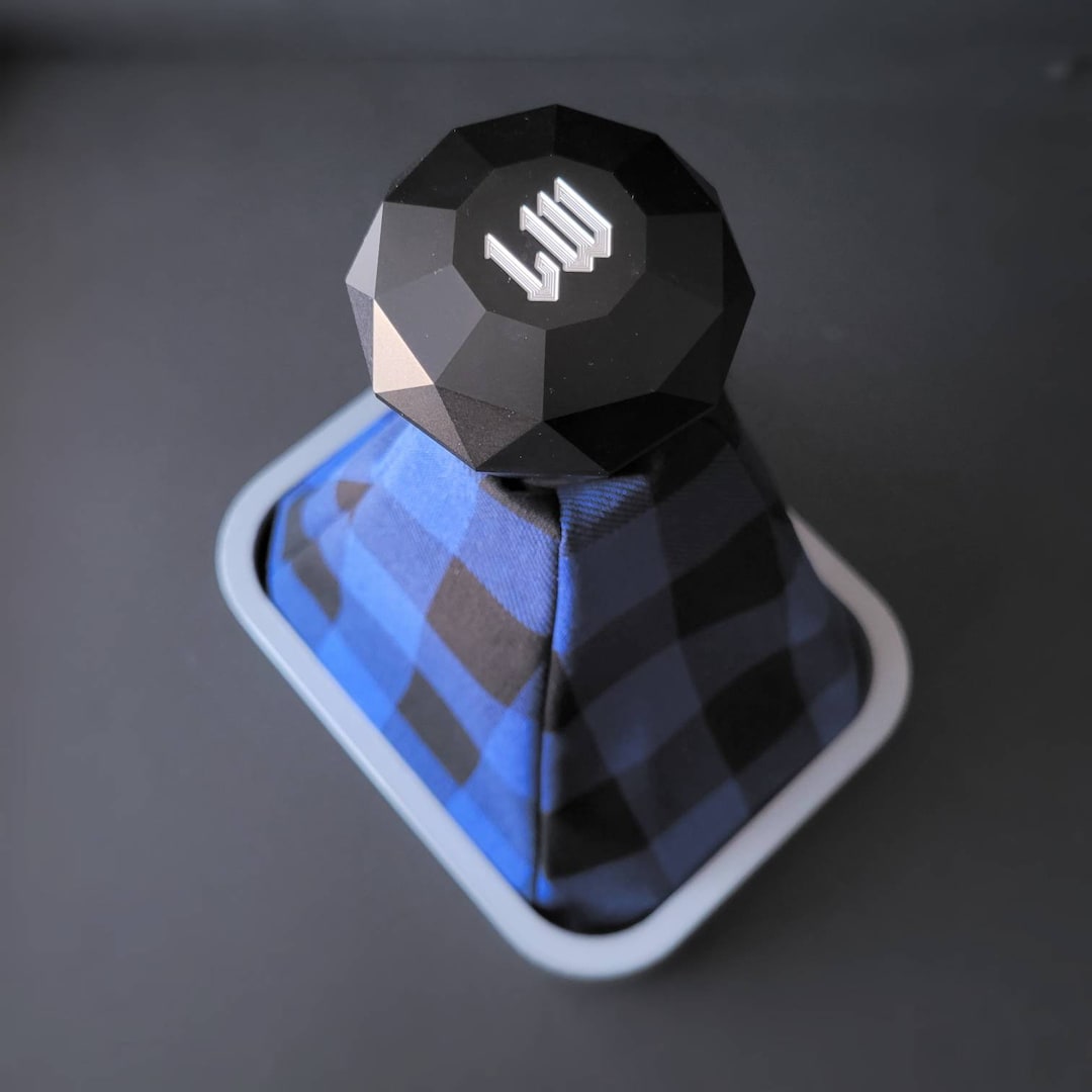 CANADIAN BLUE - Blue Plaid Universal Shift Boot - Handmade Shift Boot ...