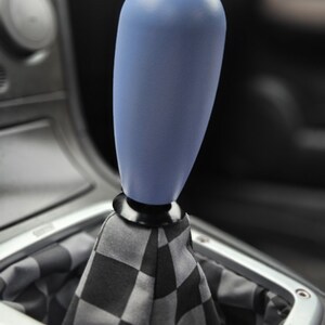 Portofino Blue Aluminum Shift Knob Textured Grip - Universal Long ...