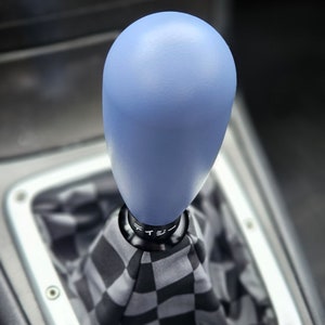 Portofino Blue Aluminum Shift Knob Textured Grip - Universal Long ...