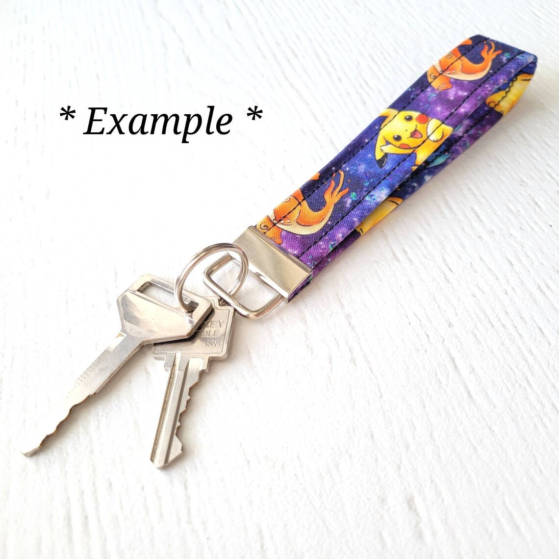 COSMOS Purple & Teal Galaxy Key Fob Wristlet Keychain - Lanyard ...