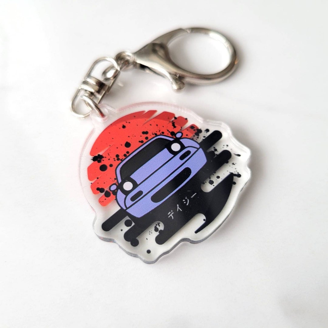 Purple JDM Miata Keychain - Purple Miata Keychain Gift- JDM Car ...
