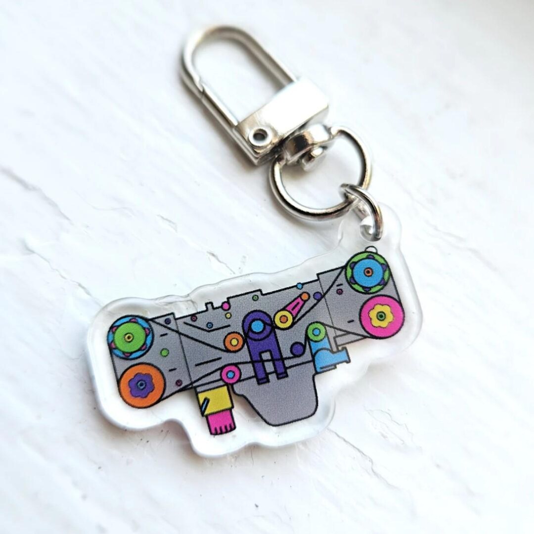 RAINBOW EJ - Subaru Engine Keychain - JDM Car Keychain - Novelty Engine ...