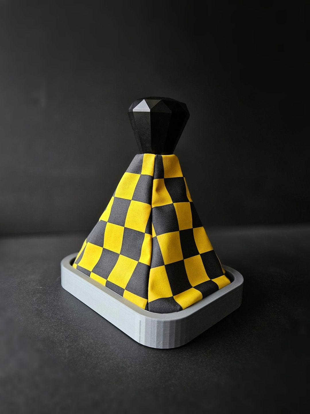 CHECKMATE - 90s Yellow Retro Checker Universal Shift Boot - Handmade ...