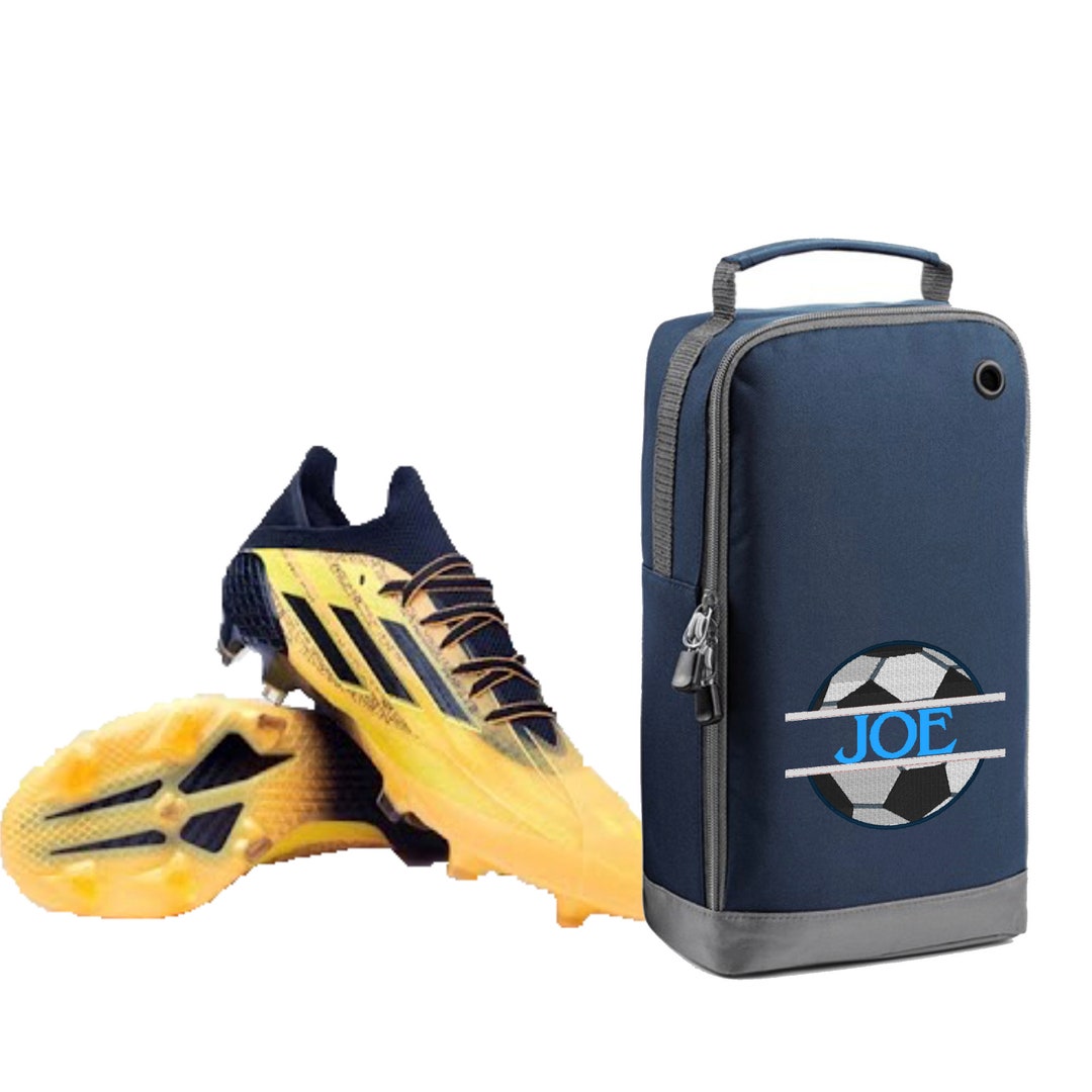 Personalised Embroidered Football Boots Bag - Colour to Match Your Team ...