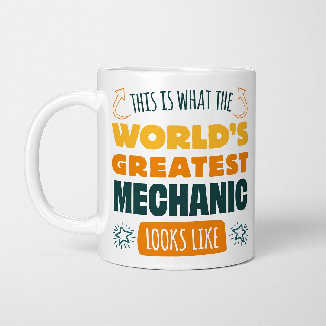 World's Greatest Mechanic Mug - Funny Thank You Gift for Mechanics, New ...