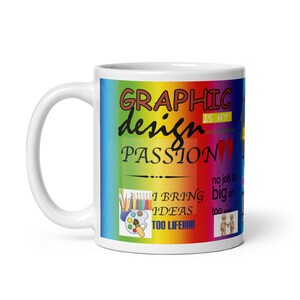 Graphic Designer Gift, Thank You Gift, Graphic Design is My Passion ...