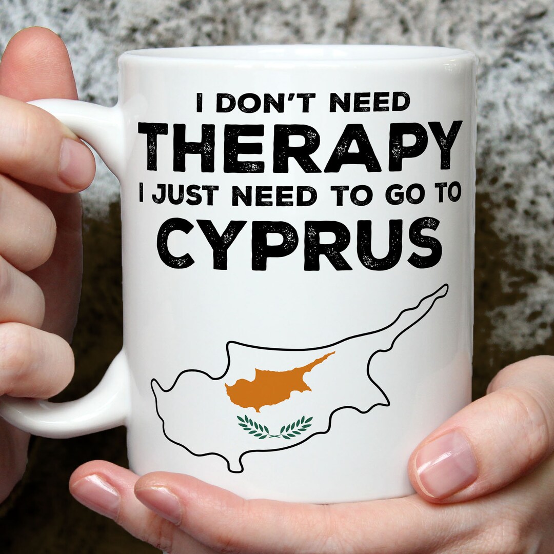 Cyprus Lover Gift, Cyprus Mug, Cyprus Flag, Cypriot Vacation, Travel ...