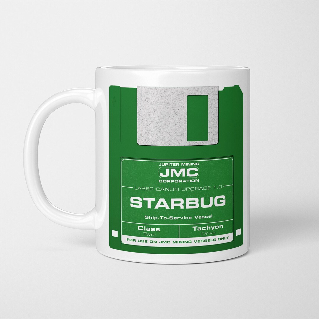 Red Dwarf Starbug Floppy Disk Mug: Retro Sci-fi Geek Coffee Cup - Etsy