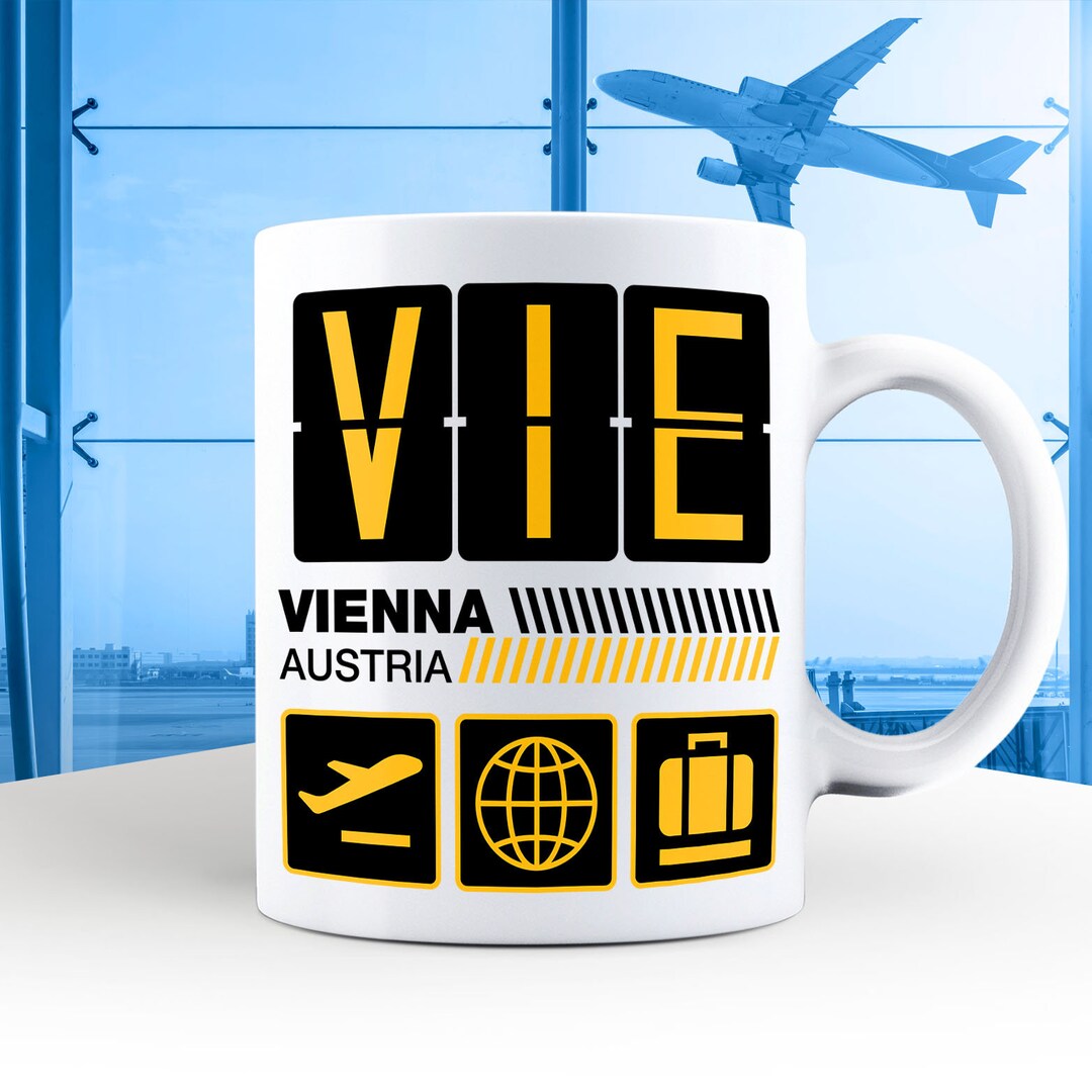 Vienna Airport Tag, Austria Vacation Travel, VIE Airport Code, Vienna ...