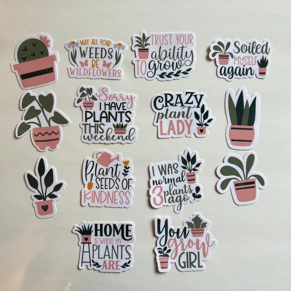 Plant Sticker - Etsy