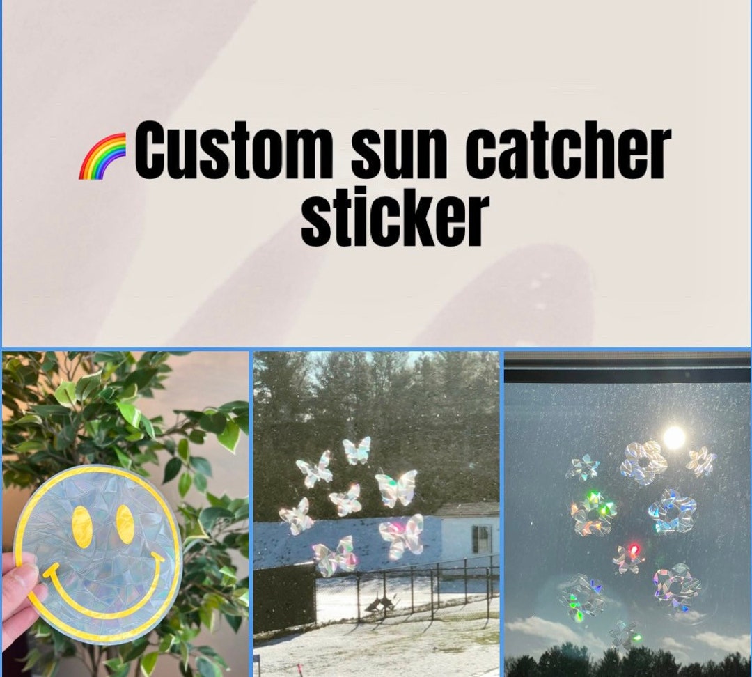 Custom Suncatcher Decal, Window Cling, Window Film, Custom Sticker ...