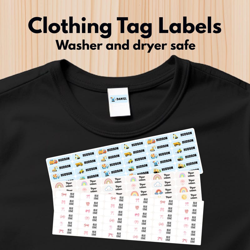 Waterproof Name Labels - Etsy Canada