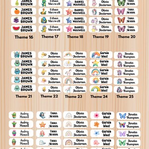 Smiley Faces Waterproof Daycare Labels - Dishwasher Safe Stickers ...