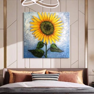 Large Hand Painted Wall Art Canvas Painting Decoration - Etsy