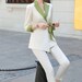 Tailored Two Pieces Suit Two Color Tieable Blazer and Trouser Set Made ...