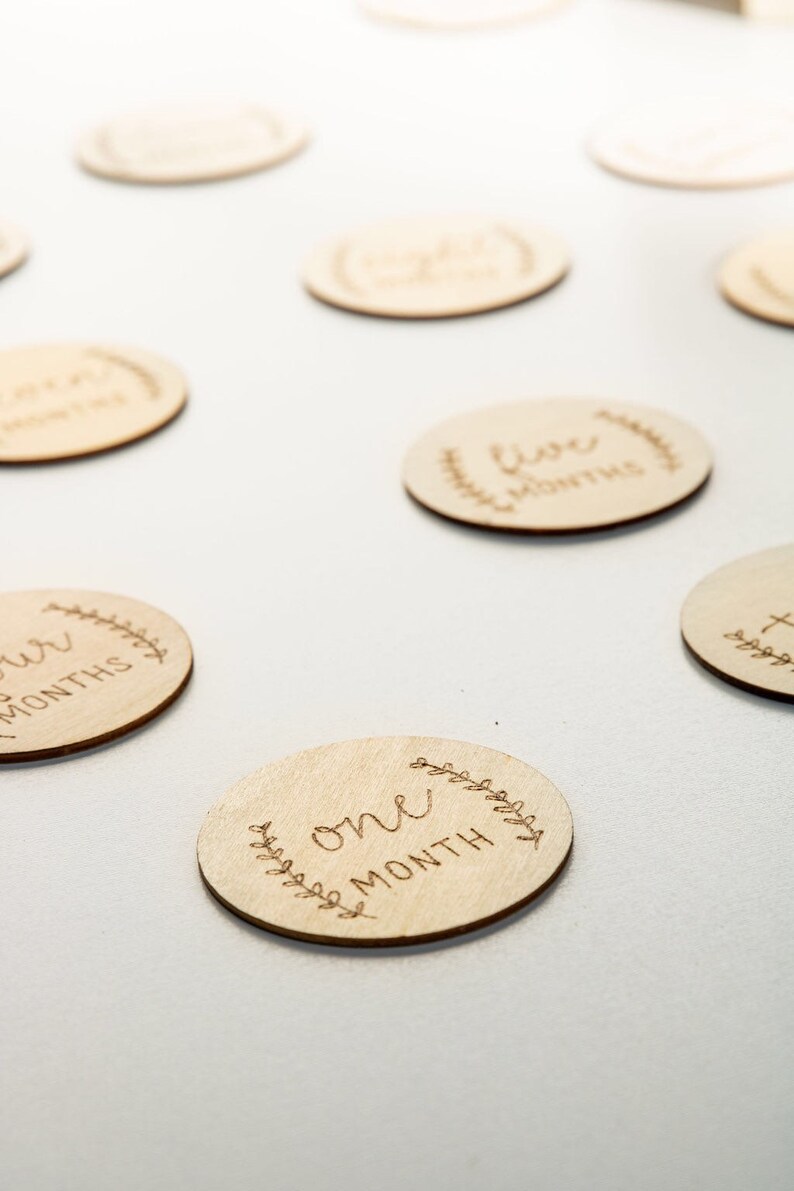 Baby Month Markers - Etsy