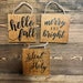 Small Hanging Wood Sign - Etsy