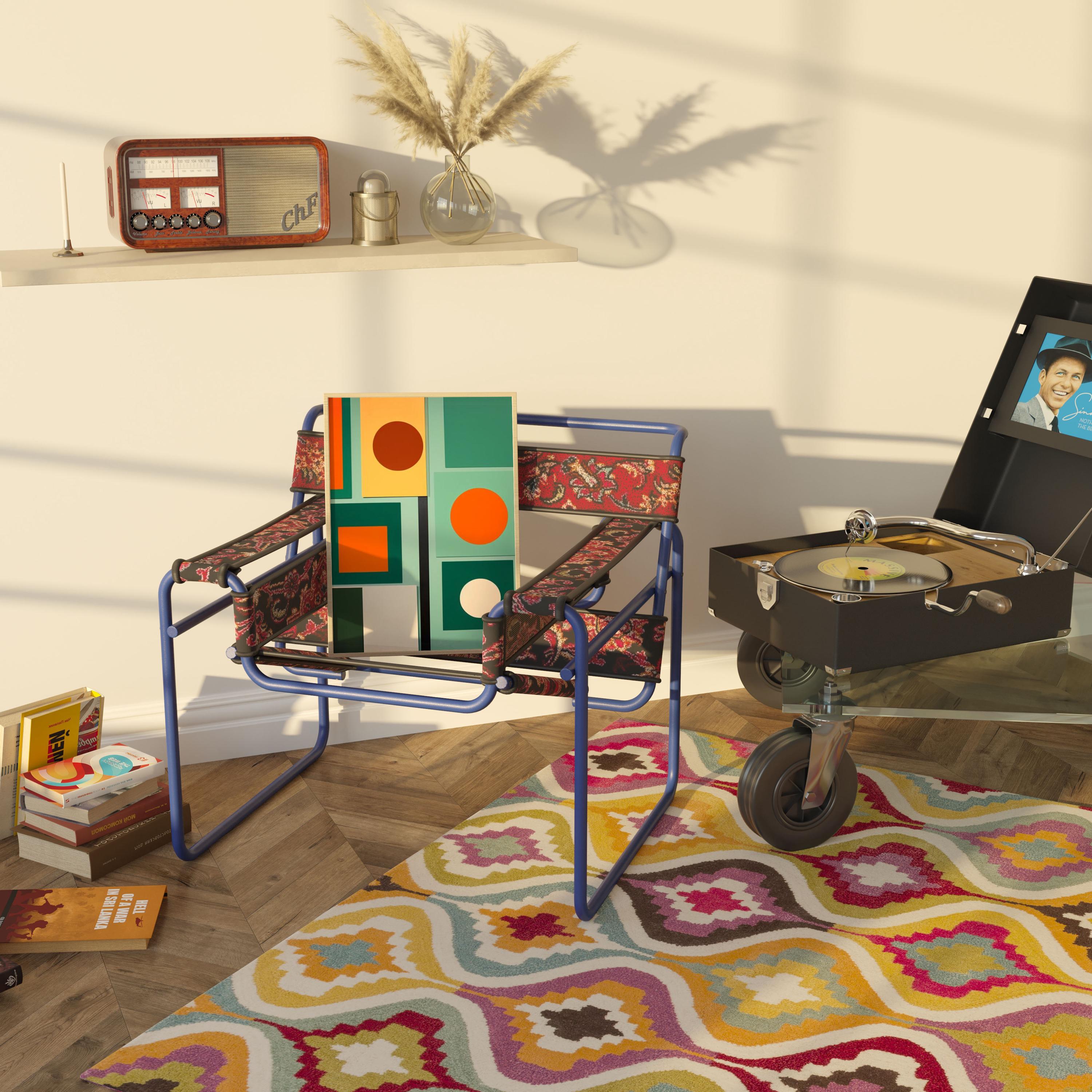 Retro Shapes Art Print - Etsy