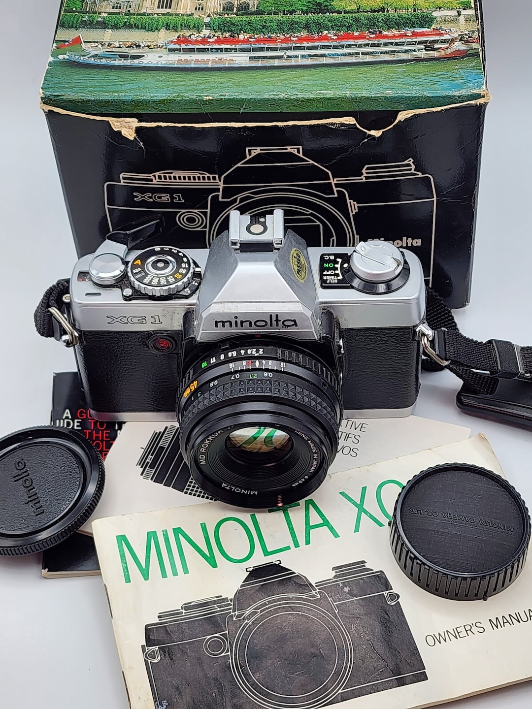 Minolta XG-1 XG1 SLR 35mm Film Camera W/ Minolta MD Rokkor-x - Etsy