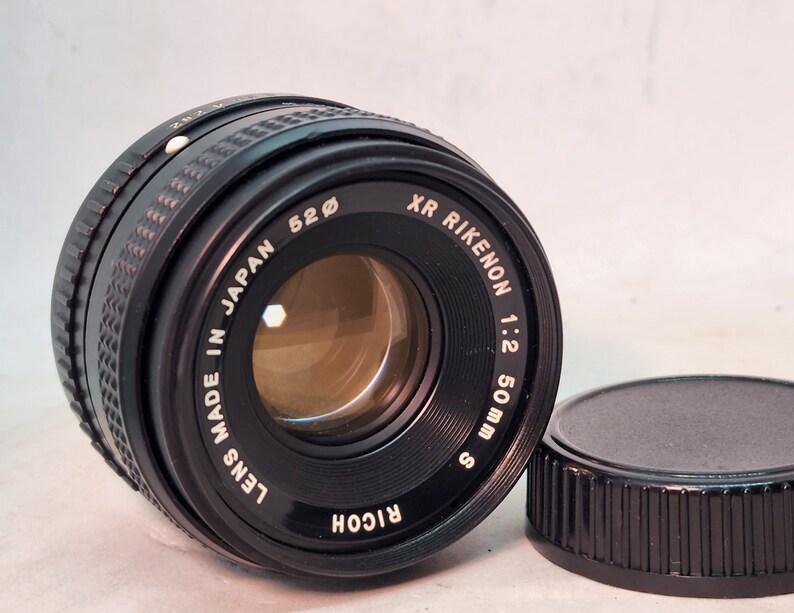 Ricoh Rikenon XR 50mm F2 Lens PK Pentax K Mount - Etsy