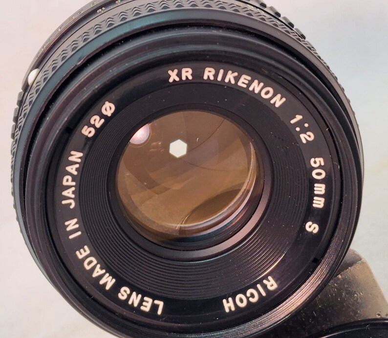 Ricoh Rikenon XR 50mm F2 Lens PK Pentax K Mount - Etsy