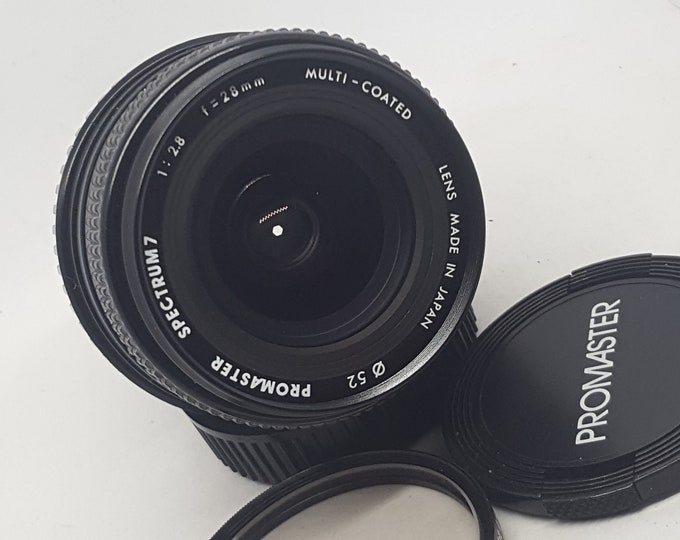 Promaster Spectrum 7 28mm F/2.8 Wide Angle Multi Coated Lens for Pentax ...