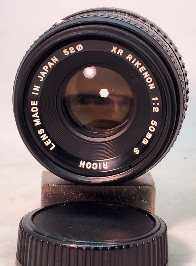 Ricoh Rikenon XR 50mm F2 Lens PK Pentax K Mount - Etsy
