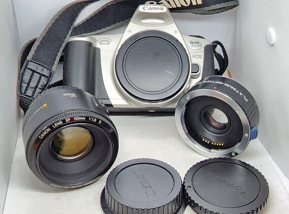 Canon Rebel 2000 Eos 35mm Film Camera W/ Canon EF 50mm F/1.8 - Etsy