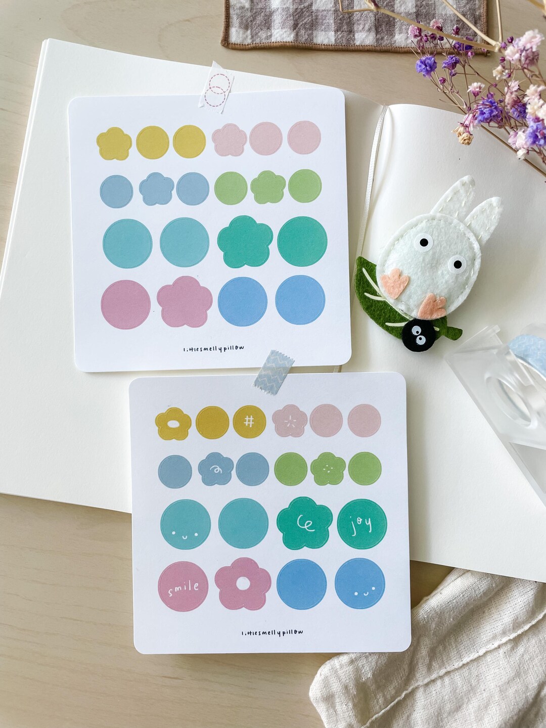 Joyful Hope Sticker Set: Colorful Planner Stickers, Scrapbooking (2 ...