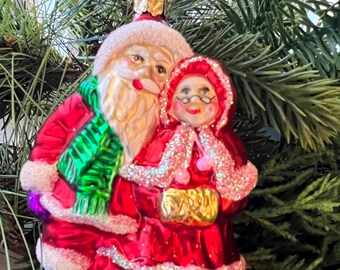 Cowboy Santa Old World Inge Glass Ornament - Etsy