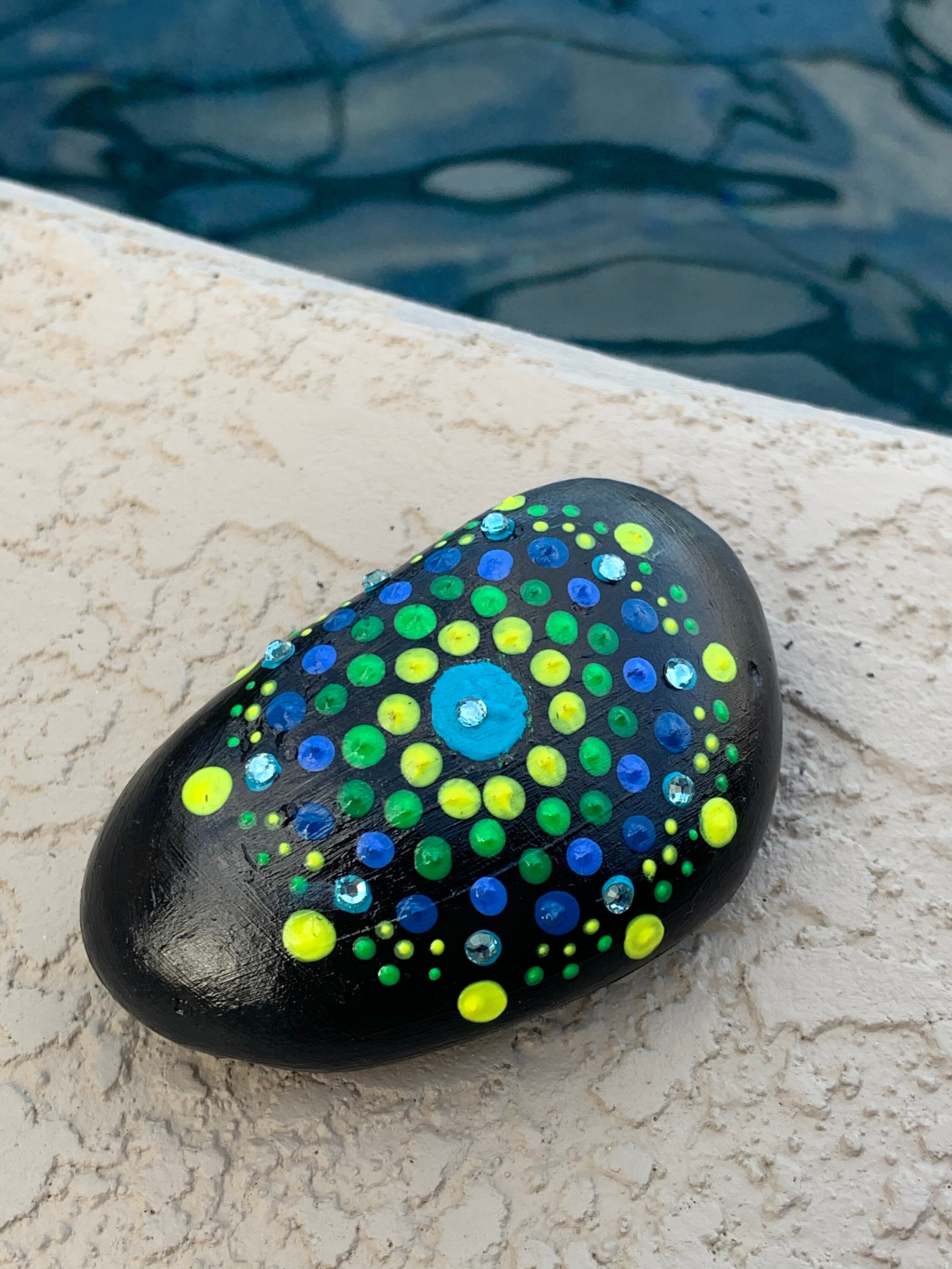 Painted Rocks. Gemstone Rocks. Paper Weight. River Rock - Etsy