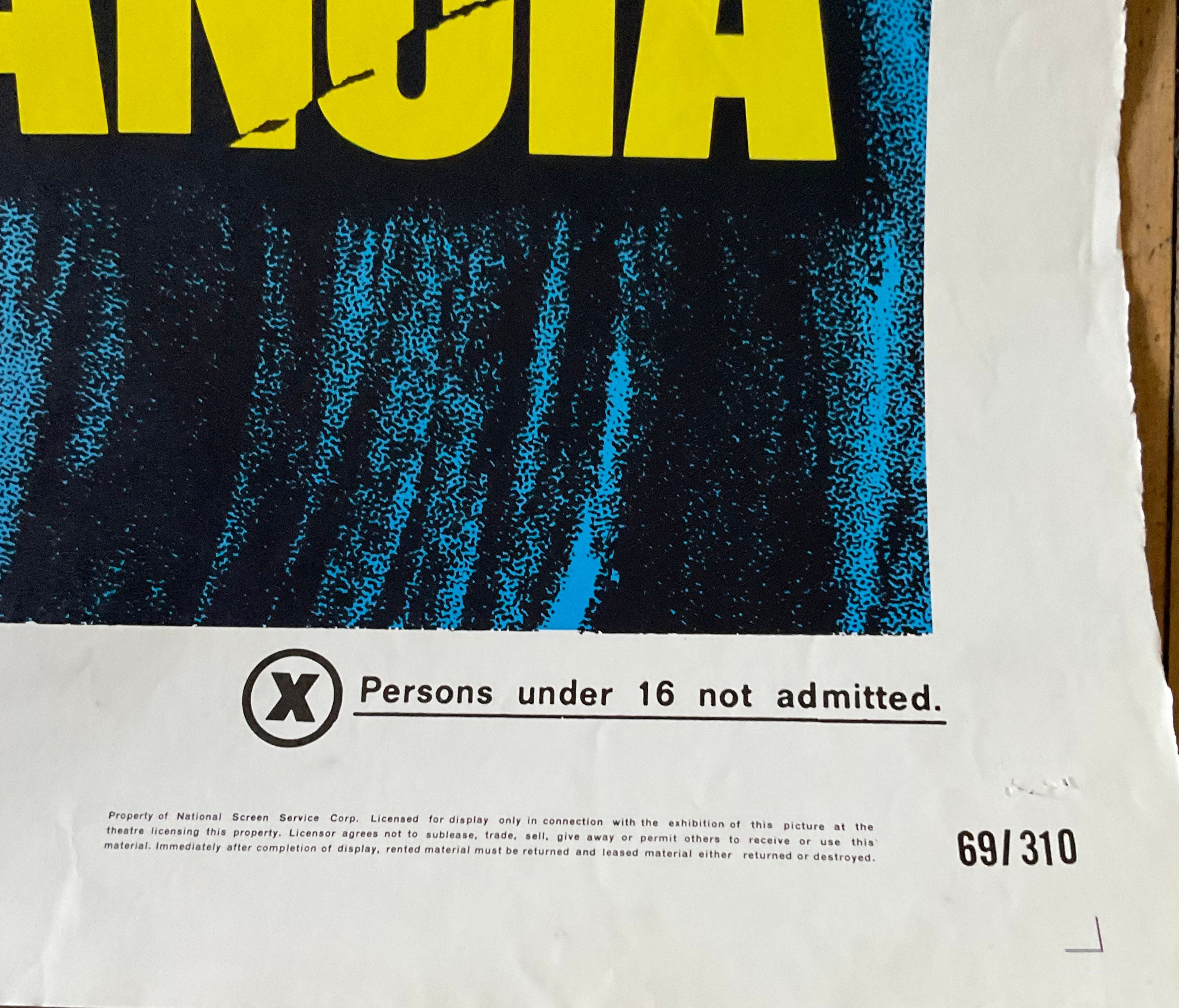 Paranoia Original Numbered One Sheet - Etsy UK