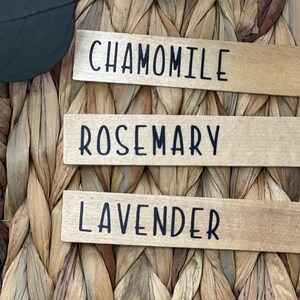 Herb Plant Markers | Herb Garden Name Stakes | Garden Labels | Plant ...