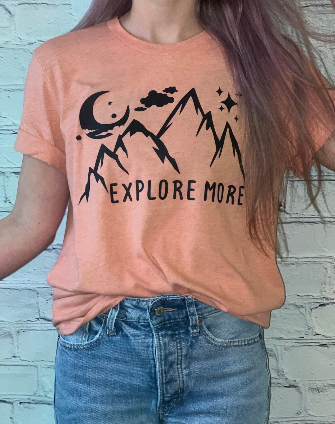 Explore More Tee / Adventure T-shirt / Hiking T Shirt / Camping Shirt ...