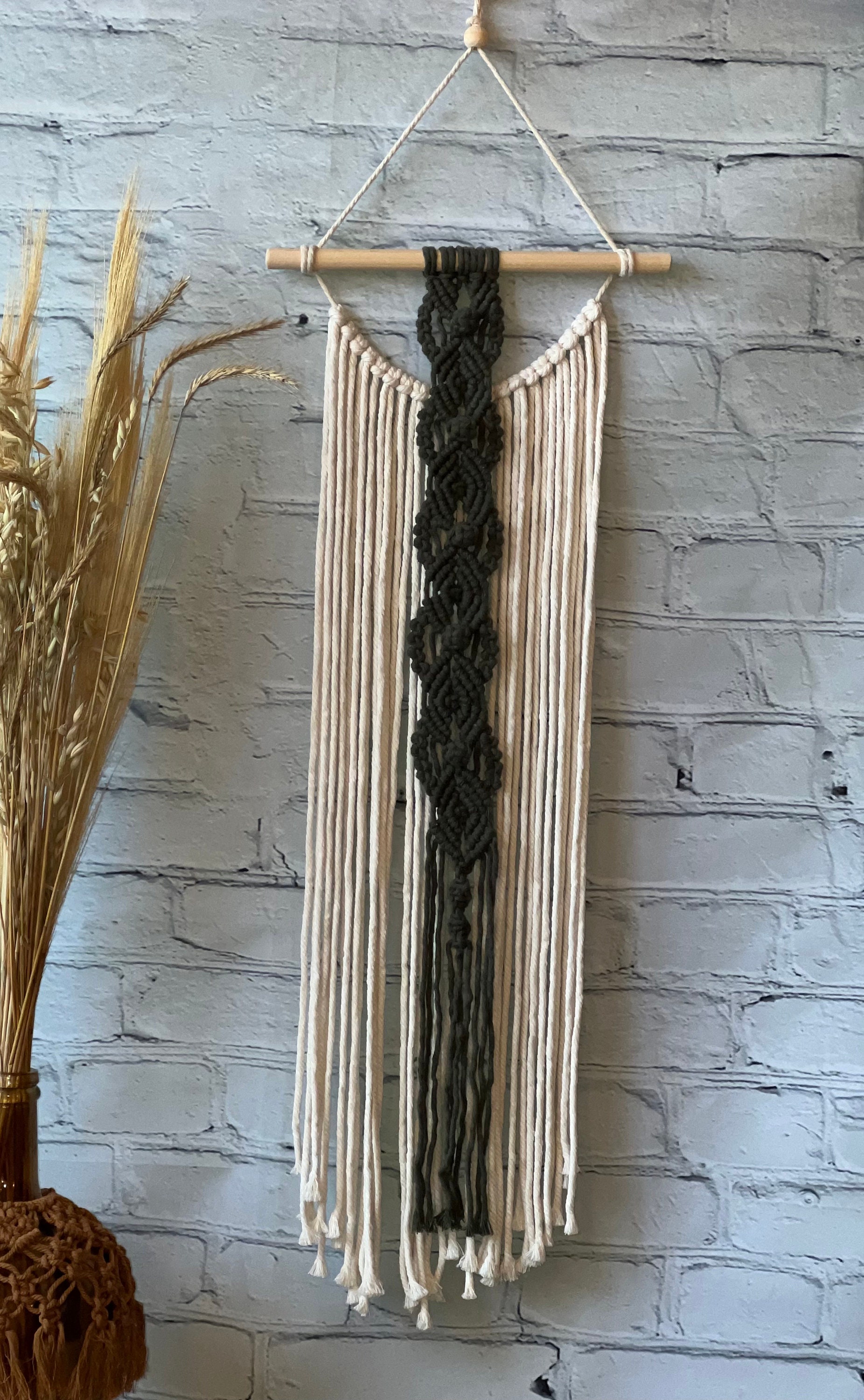 Macrame Wall Hanging Wall Art Boho Decor Braided - Etsy