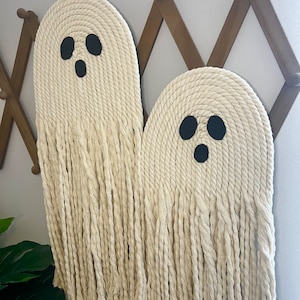 Macrame Ghost Wall Hanging | Halloween Wall Art | Trendy Halloween ...