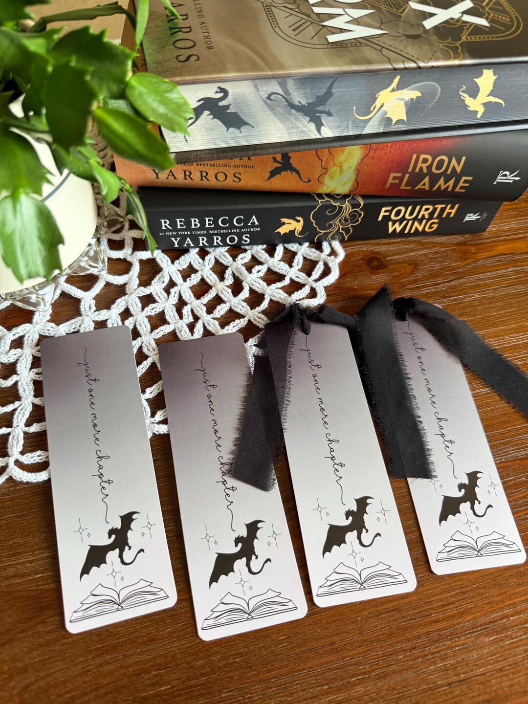 Dragon Bookmark | Fantasy Bookmark | Romantasy Bookmark | Just One More ...