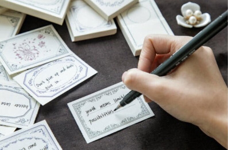 Vintage Frame Memo Pad 8 Styles - Etsy